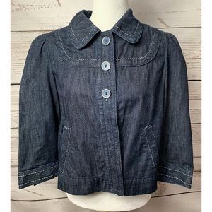 New Identity Jackets & Coats | Embroidered Denim Jacket | Poshmark